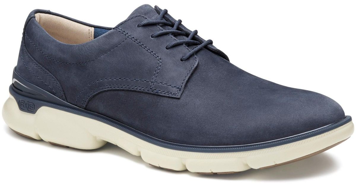 Johnston & Murphy Trevor Plain Toe Shoe in Blue for Men | Lyst