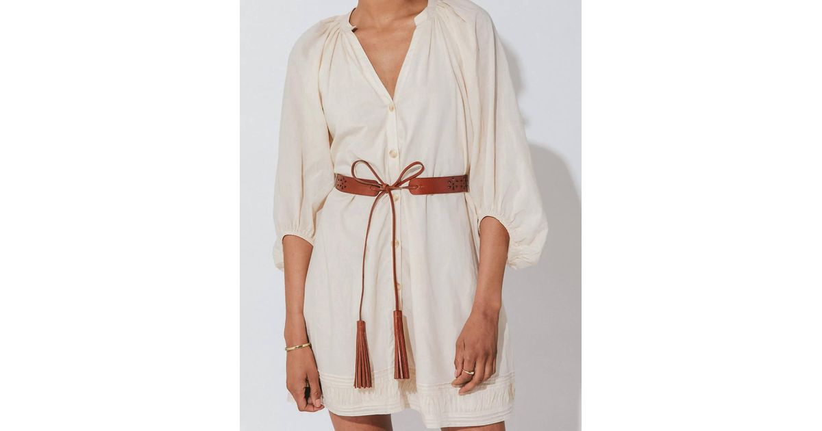 Cleobella Mexicana Belt in White | Lyst