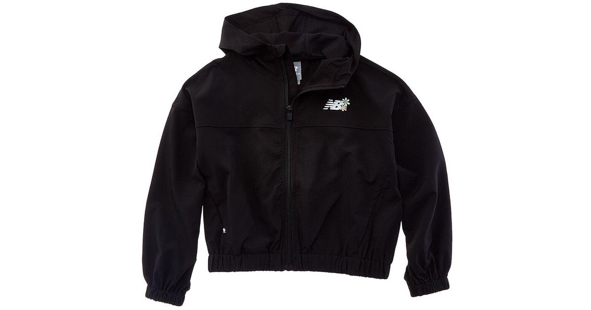 New Balance Woven Jacket in Blue | Lyst