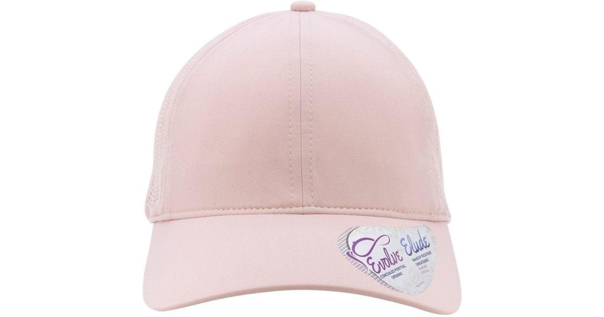 Infinity Her Perforated Performance Cap in Pink | Lyst