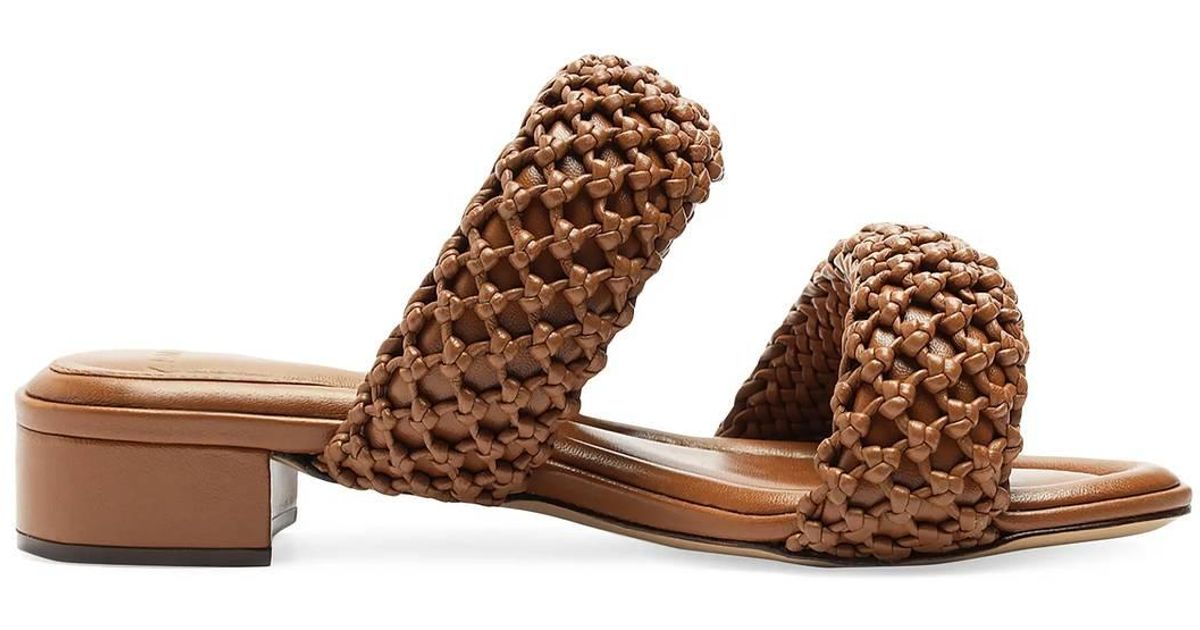 Alexandre Birman Lilla Woven Sandal in Brown | Lyst
