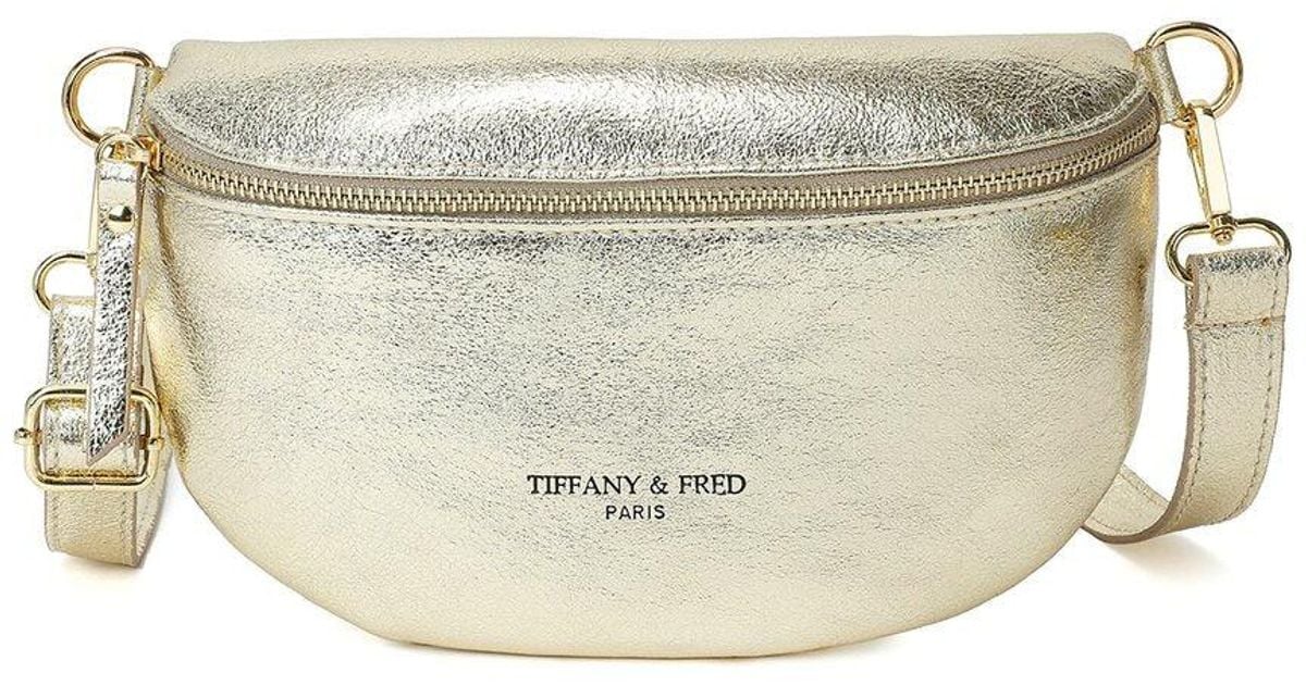 Tiffany & Fred Paris Soft Leather Fanny-pack in Natural | Lyst