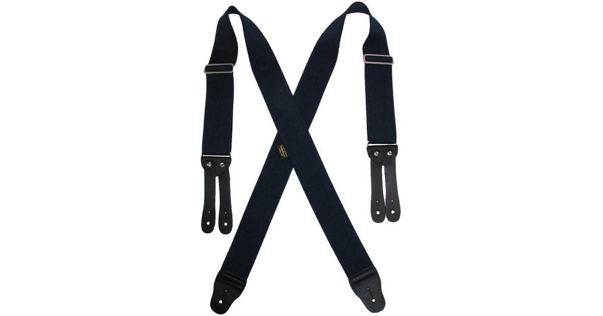 Welch Elastic Button End Work Suspenders in Blue for Men | Lyst
