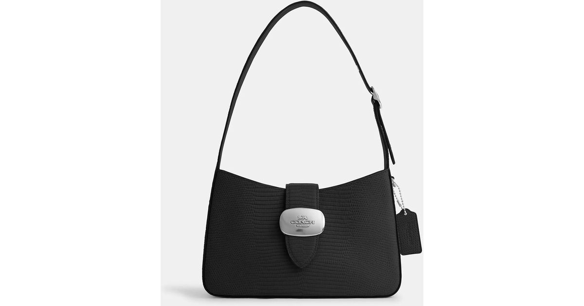 COACH Eliza Shoulder Bag in Black | Lyst