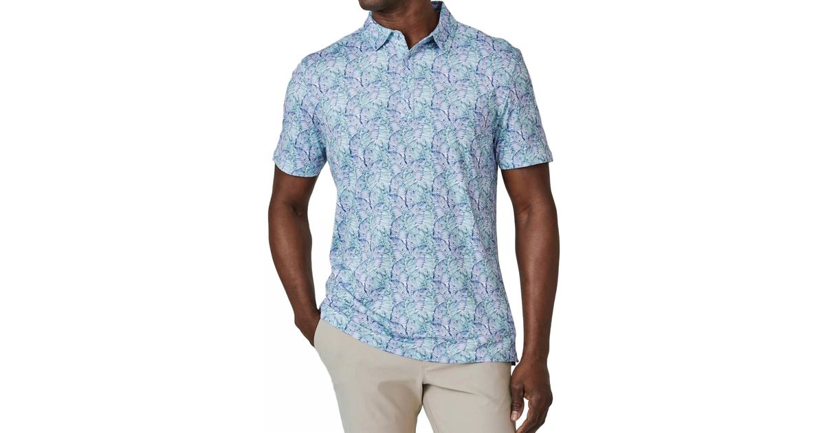 7 Diamonds Concrete Jungle Polo in Blue for Men | Lyst