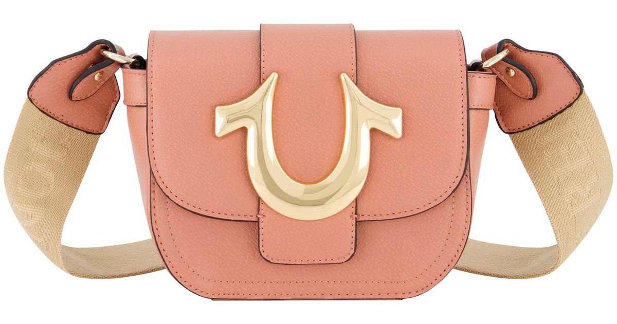 TRUE RELIGION Crossbody Bag in Pink | Lyst