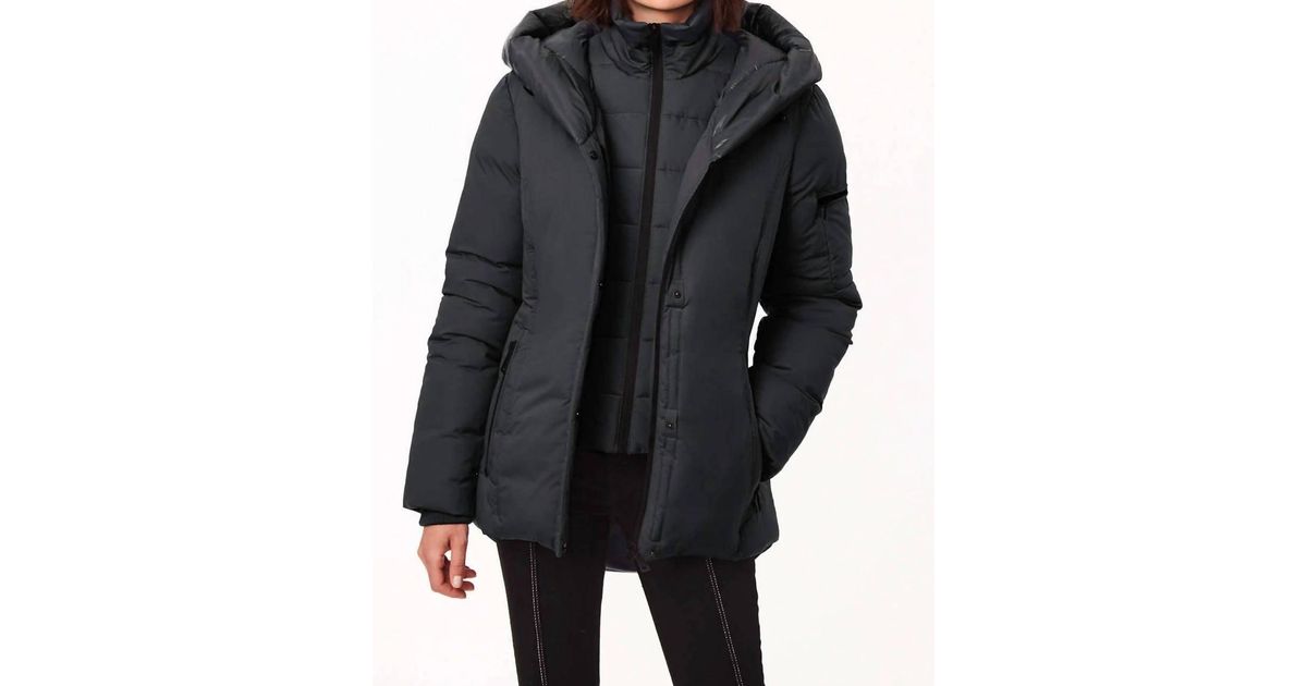 Bernardo Midtown Winter Puffer Jacket in Black | Lyst