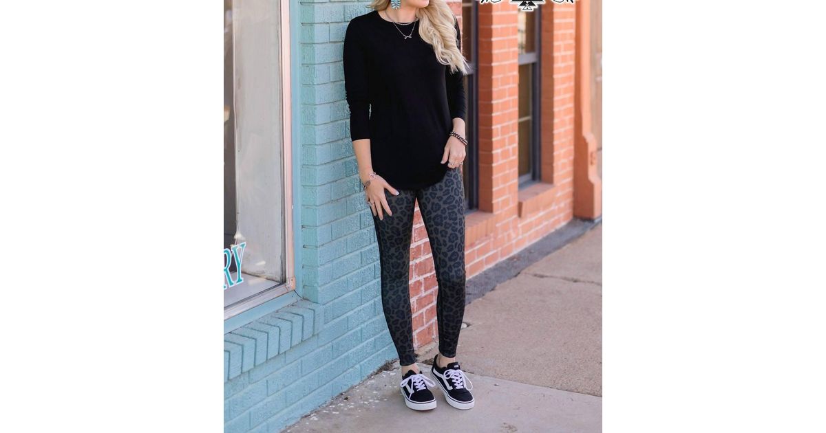 Crazy Train Inside Out Reversible Leggings in Blue | Lyst