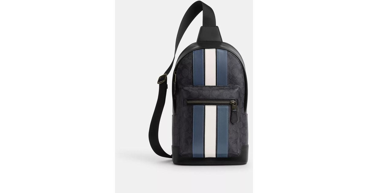 COACH West Pack in Blue | Lyst