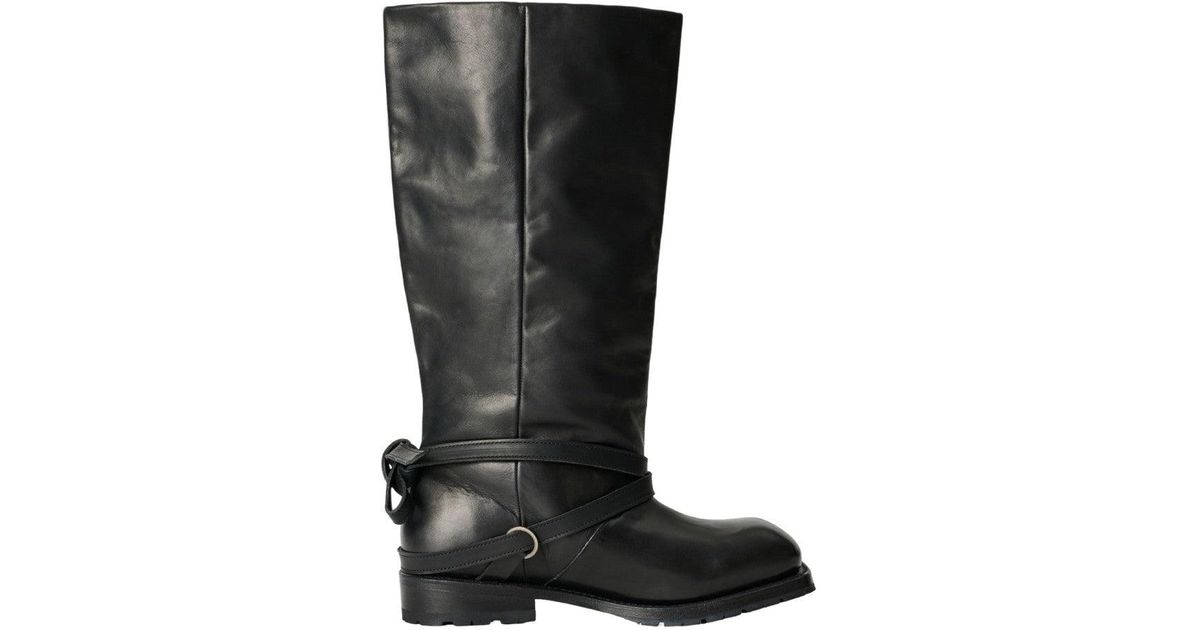 Our Legacy Mid-Calf High Engine Boots in Black | Lyst