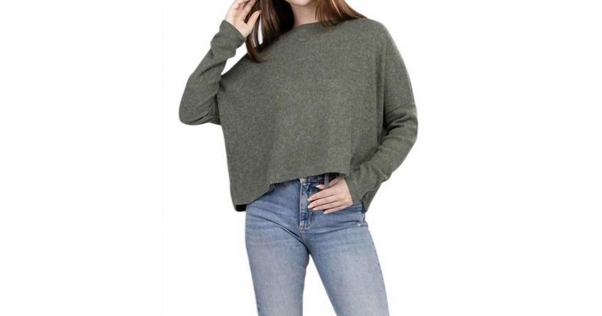 STITCHDROP Sandcastle Sweater in Gray | Lyst