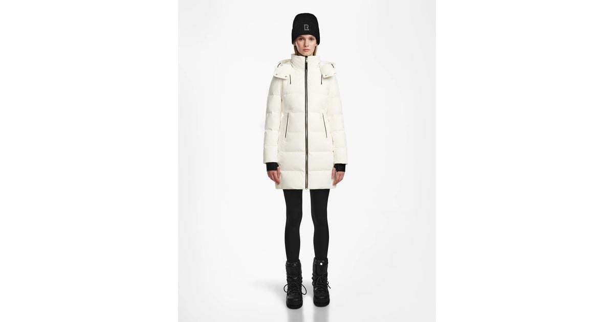 Rudsak Miriam Quilted Down Puffer in White | Lyst