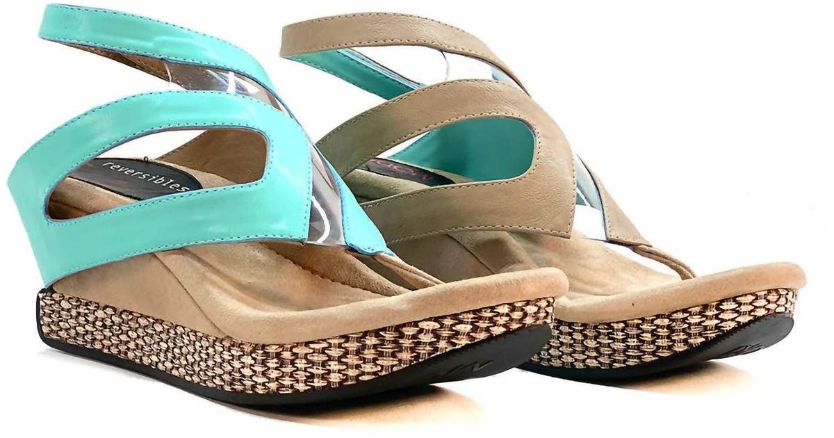 MODZORI Zoey Sandals in Blue | Lyst