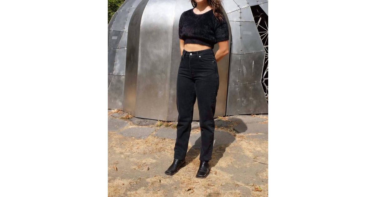 Oval Square Final Jeans in Black | Lyst