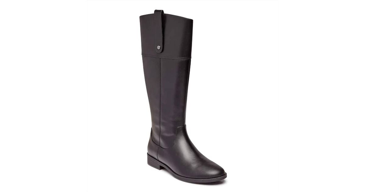 Vionic Premium Leather Knee-High Equestrian Boots in Brown | Lyst
