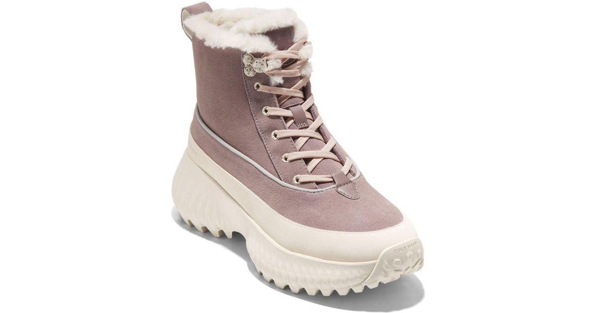Cole Haan 5Zg Flurry Suede Hiking Boots | Lyst