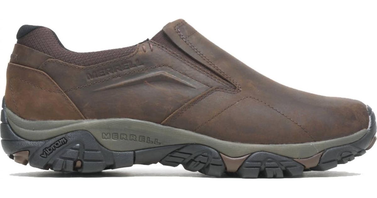 Merrell Moab Adventure Moc Shoes in Gray for Men | Lyst