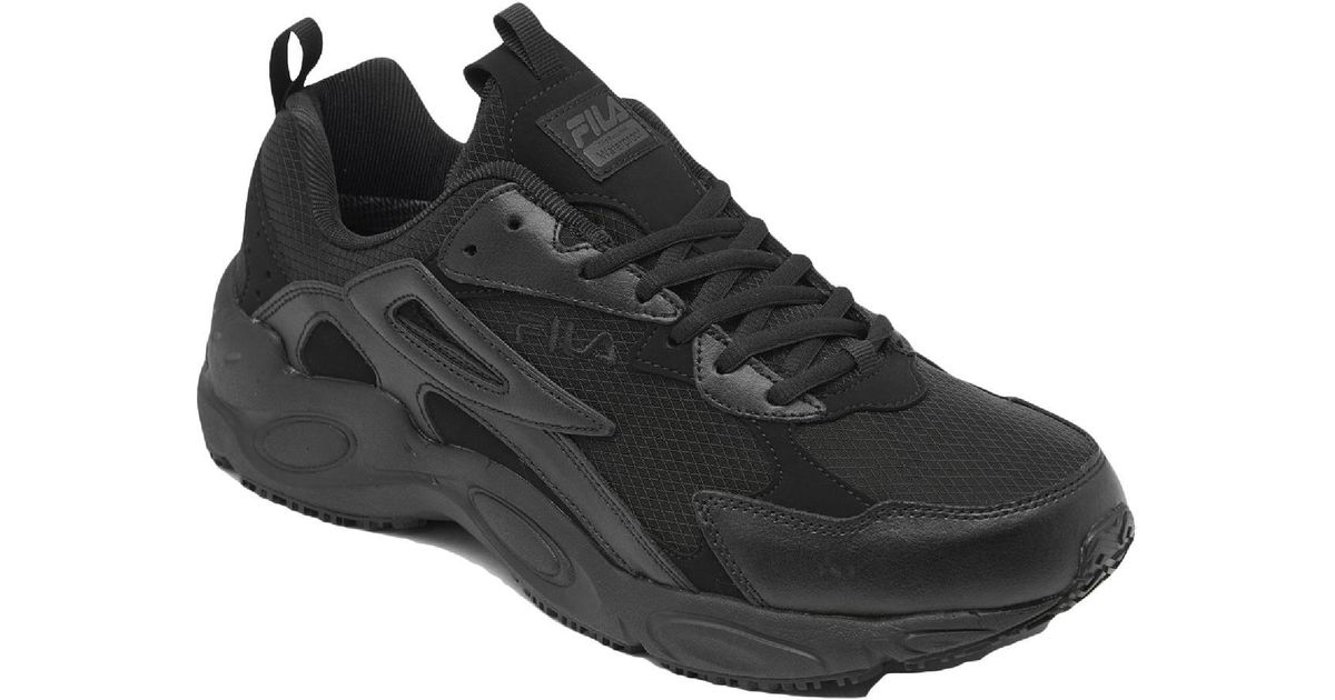 Fila Memory Lateshift Sr Wp Leather Slip Resistant Work And Safety ...