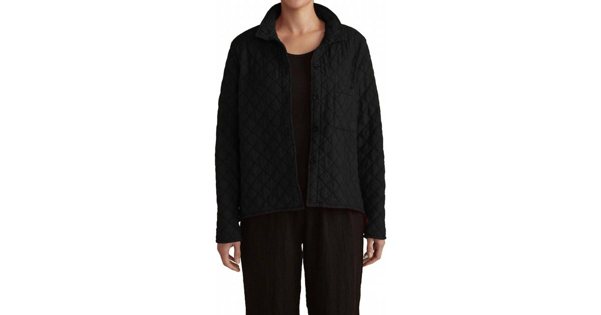 cut-loose Quilted Parachute Crop Jacket in Black | Lyst