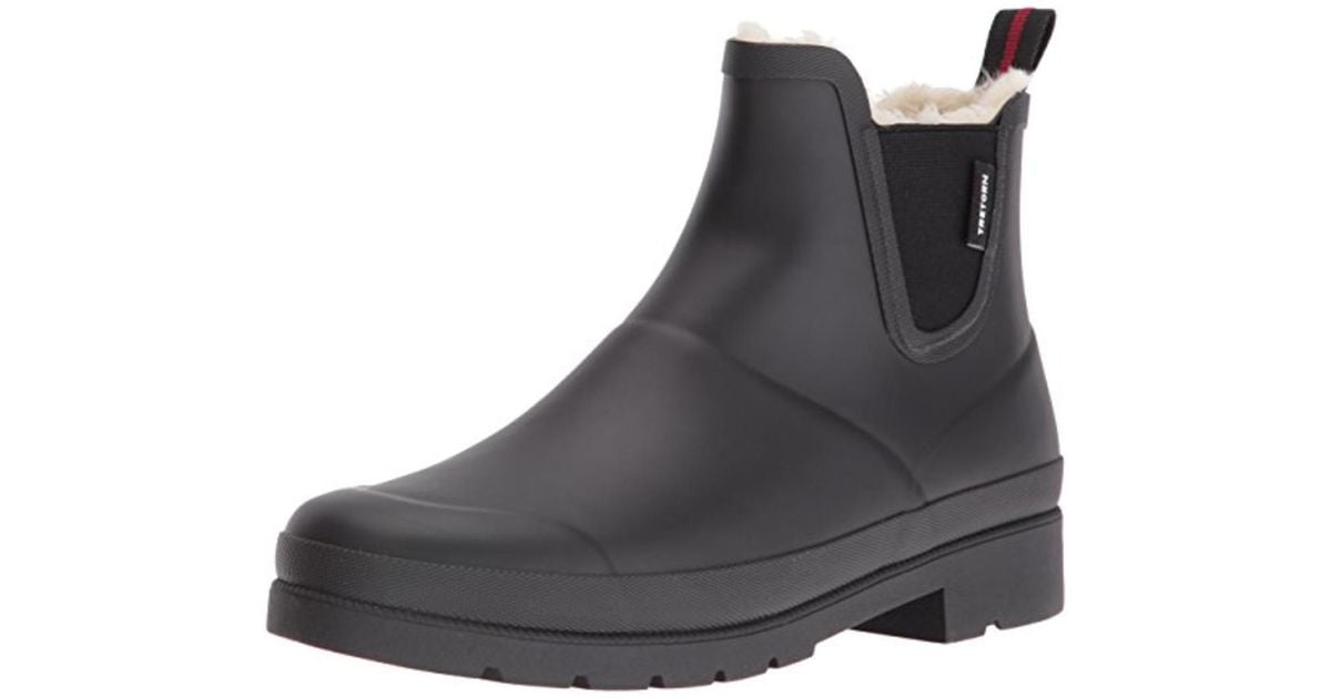 Tretorn Lina Padded Insole Rubber Winter Boots in Black | Lyst