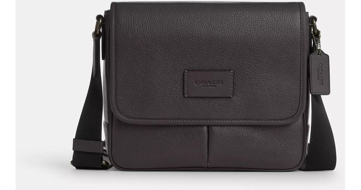 COACH Sprint Map Bag 25 in Black | Lyst