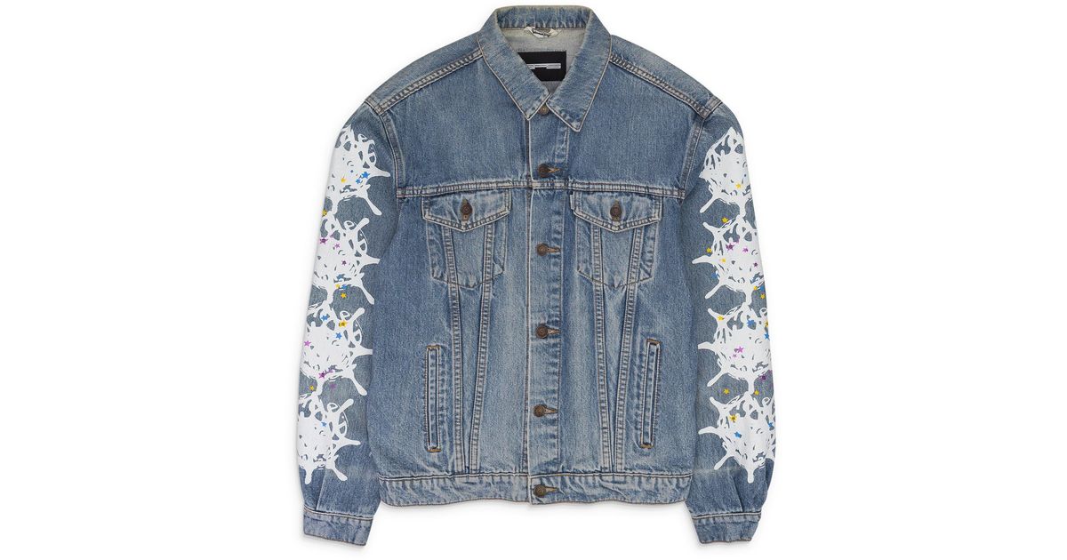 Sp5der Vintage Web Field Jacket in Blue for Men | Lyst