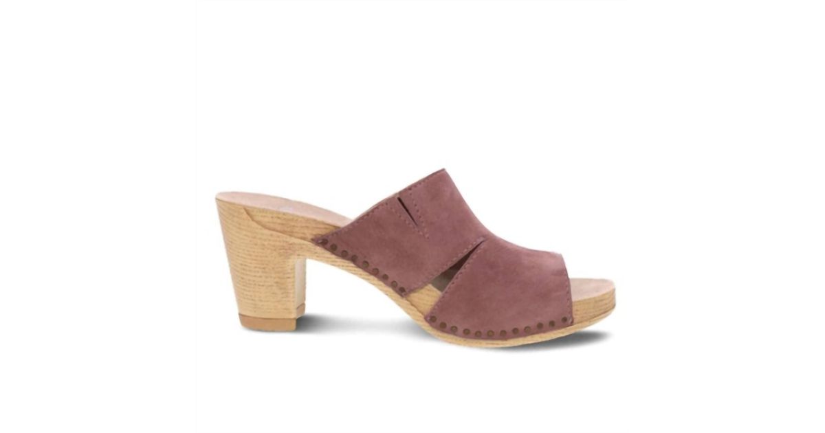 Dansko Tandi Heeled Clog in Purple | Lyst