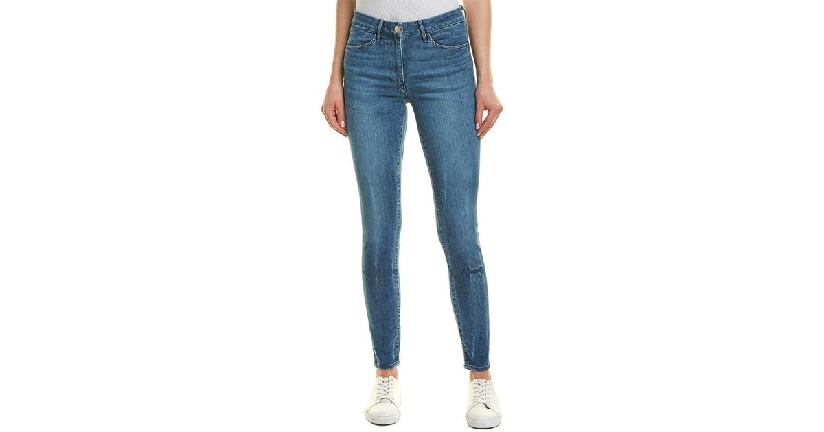 3x1 W3 Channel Seam Helena Skinny Jeans in Blue | Lyst