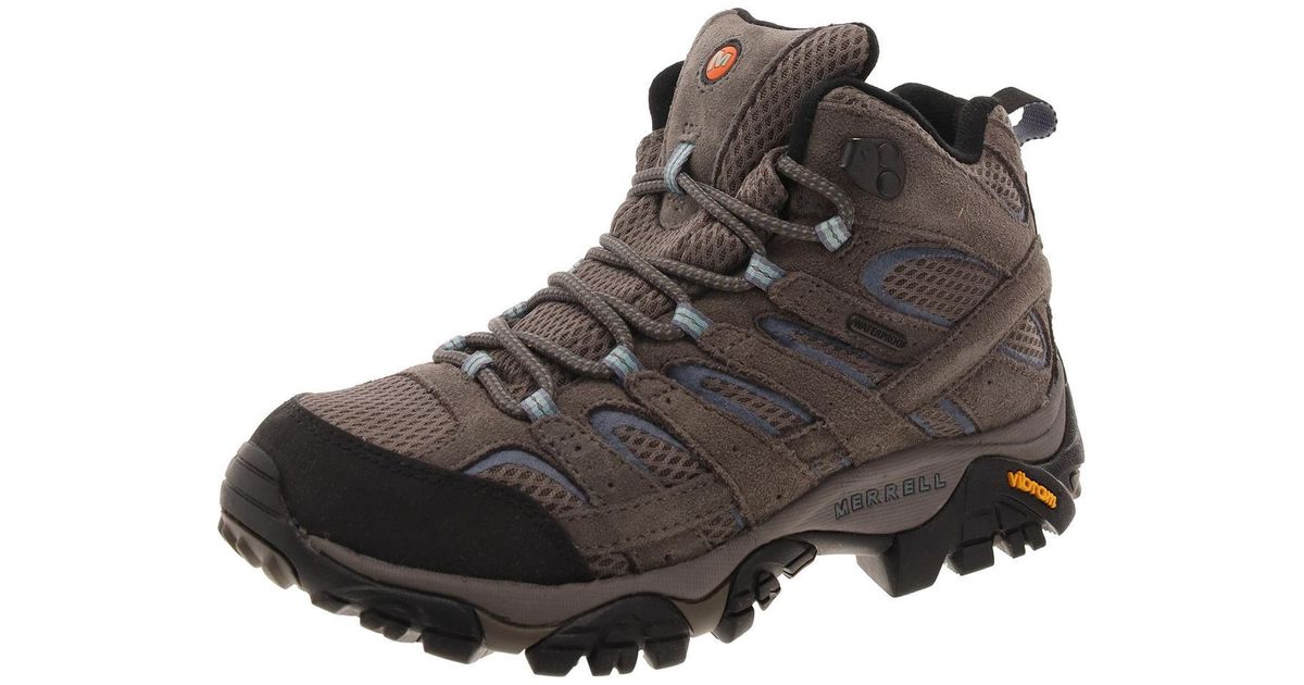 Merrell Suede Hiking Shoes in Brown | Lyst