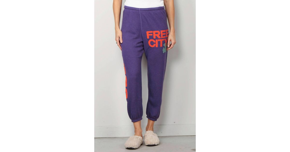 Freecity Circa'99 Og Letsgo Oldschool Sweatpants in Blue | Lyst