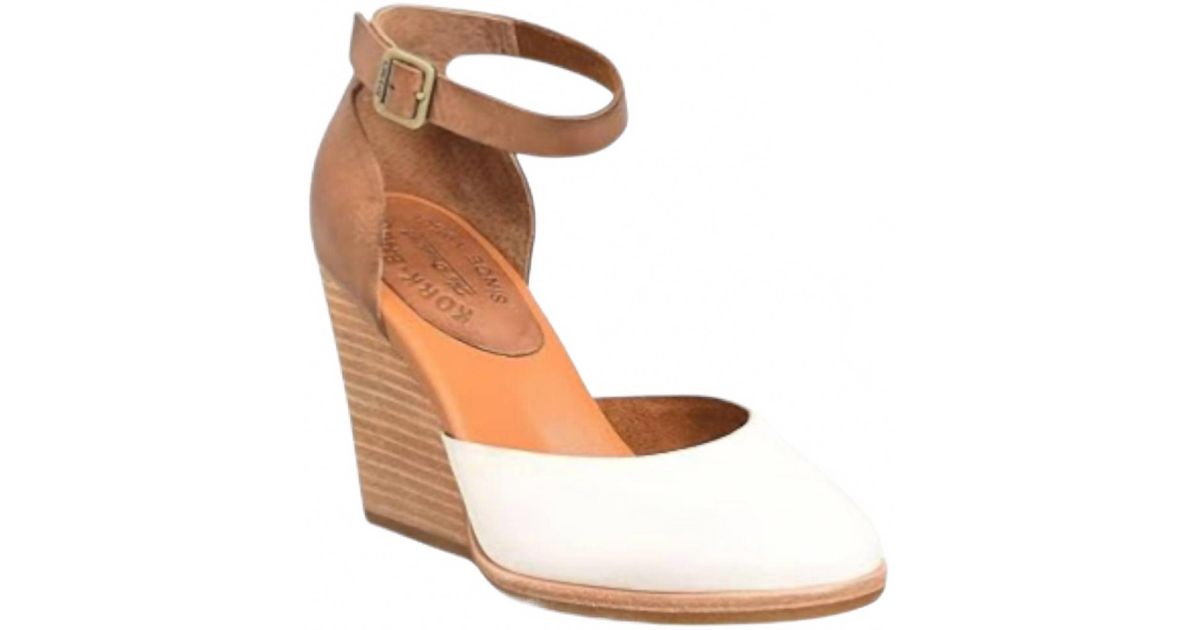 Kork-Ease Christie Wedge in White | Lyst