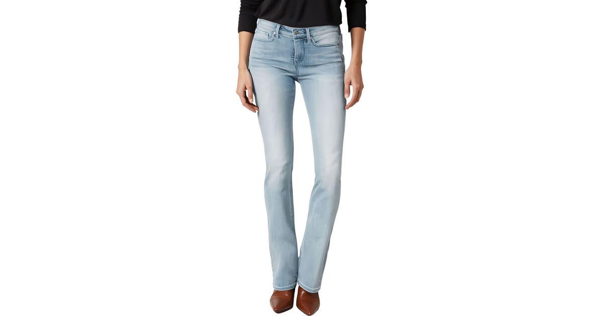 NYDJ Barbara Denim Mid-Rise Bootcut Jeans in Blue | Lyst