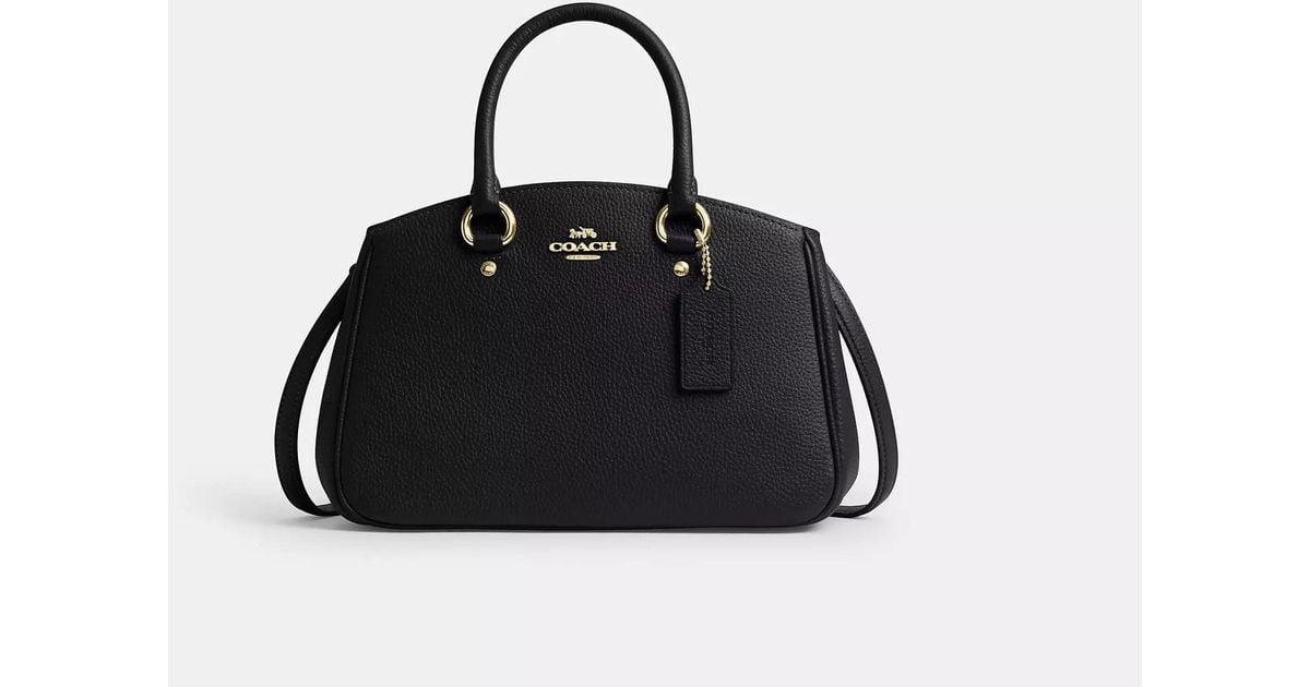 COACH Savannah Small Carryall Bag in Black | Lyst