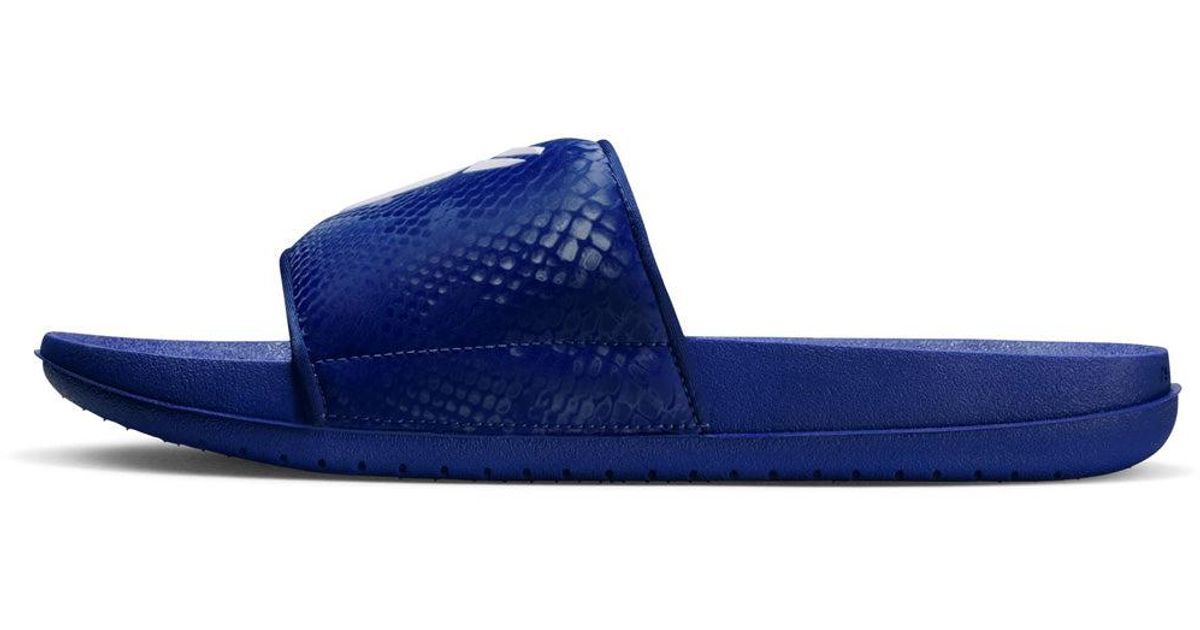 Nike Kobe Offcourt 'Deep Royal' Slides in Blue for Men | Lyst