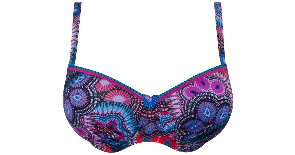 Lise Charmel Shell Bikini Top in Blue | Lyst