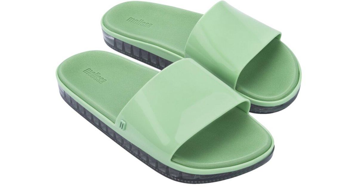 Melissa Beach Slide Next Gen Slide in Green | Lyst