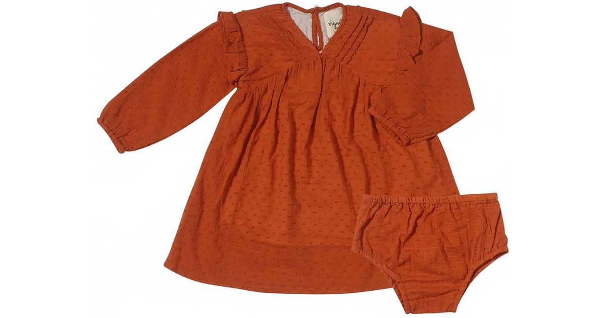 VIGNETTE Kid's Brenn Dress in Brown | Lyst
