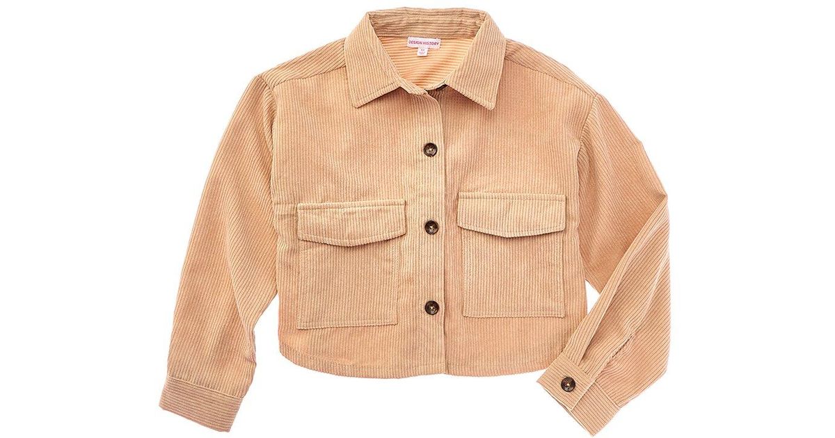 Design History Shacket in Natural | Lyst