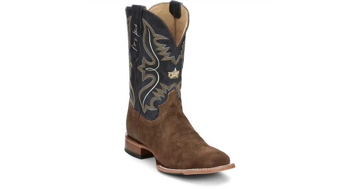Justin Boots Justin George Strait Dill Boot in Brown for Men | Lyst