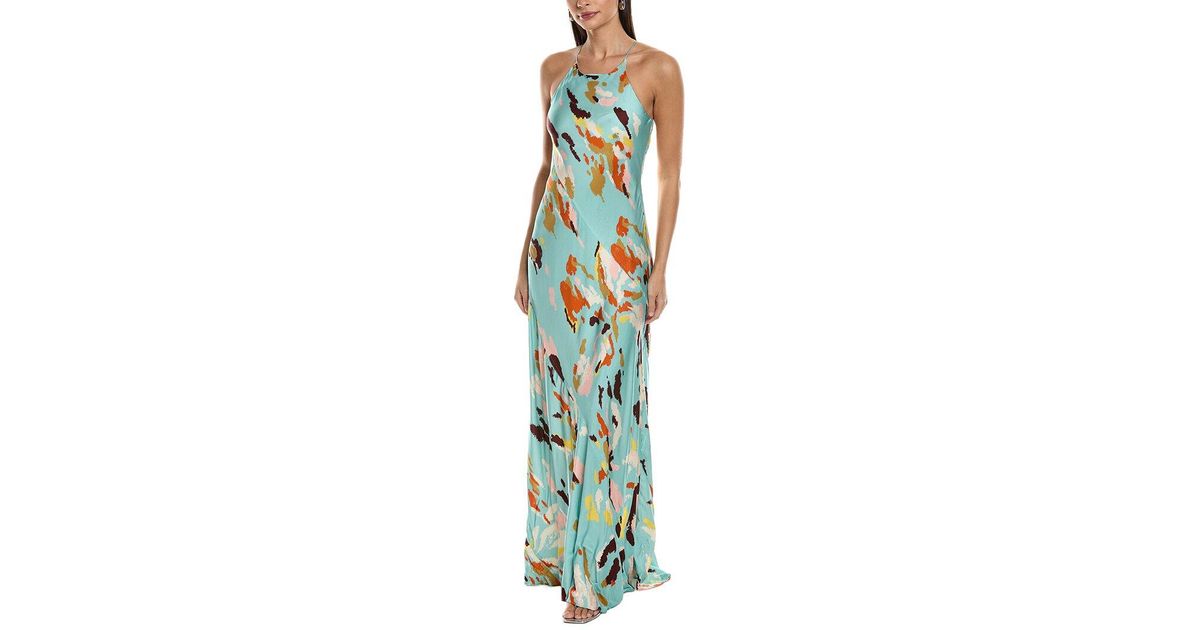 A.L.C. Sybil Maxi Dress in Blue | Lyst