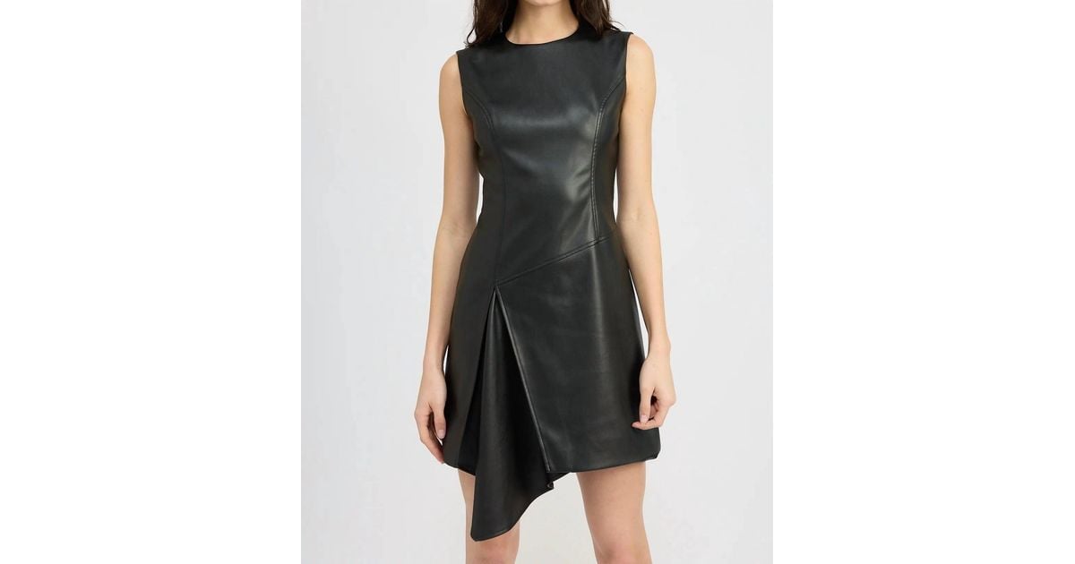 En Saison Scarlett Mini Dress in Black | Lyst