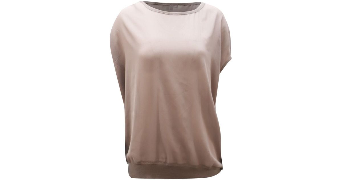 Vince Loose Shirt in Gray | Lyst