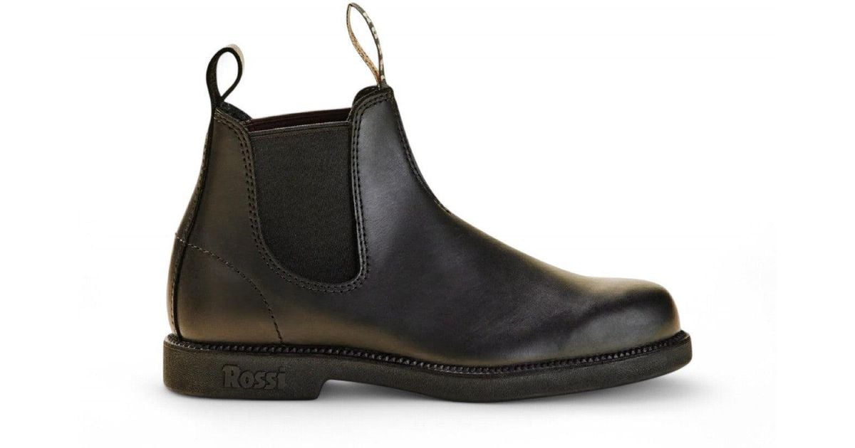 Rossi Boots Rossi 607 Booma Leather Chelsea Boots in Black for Men | Lyst