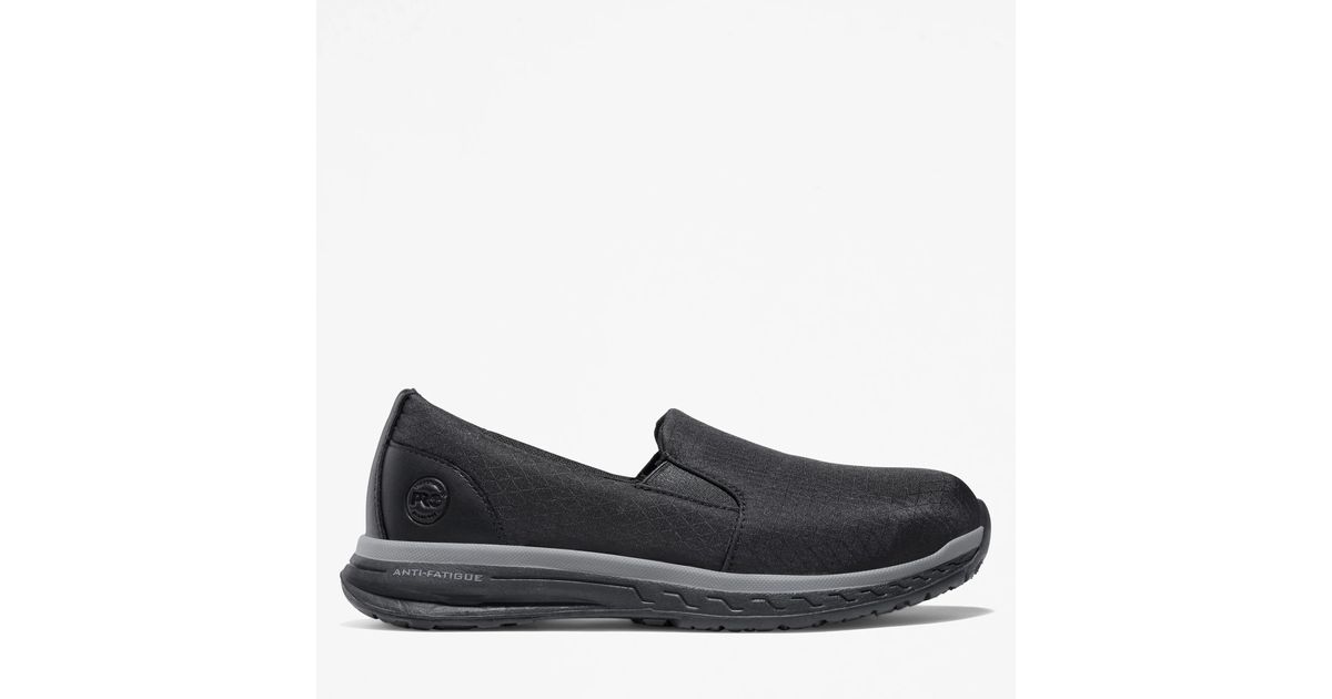 Timberland Pro Drivetrain Alloy Toe Slip-On Work Shoe in Black | Lyst