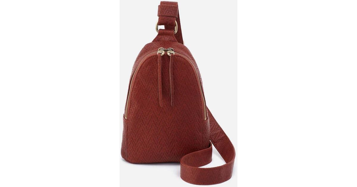 Hobo International Fern Sling Bag in Red | Lyst