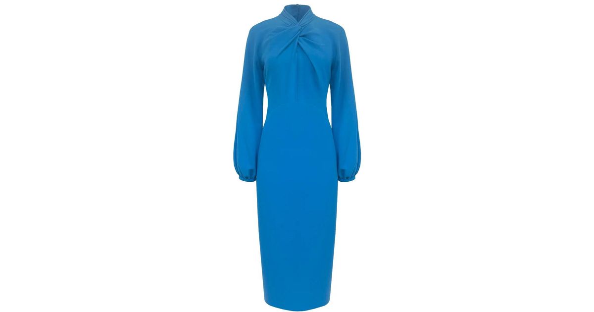 ROKSANDA Rima Dress in Blue | Lyst