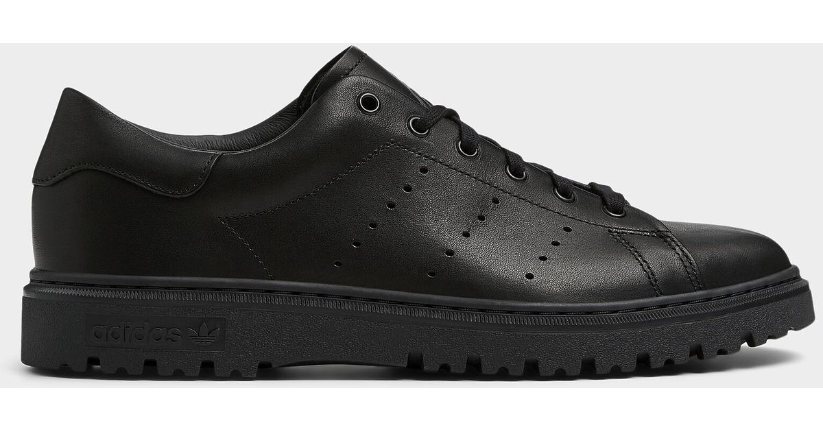 adidas Originals Stan Smith Freizeit Black Sneaker Men for Men | Lyst