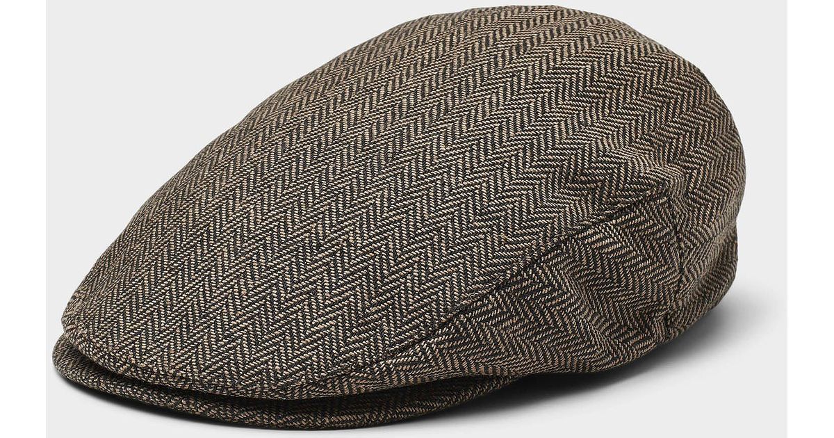 Brixton Hooligan Driver Cap in Gray for Men | Lyst