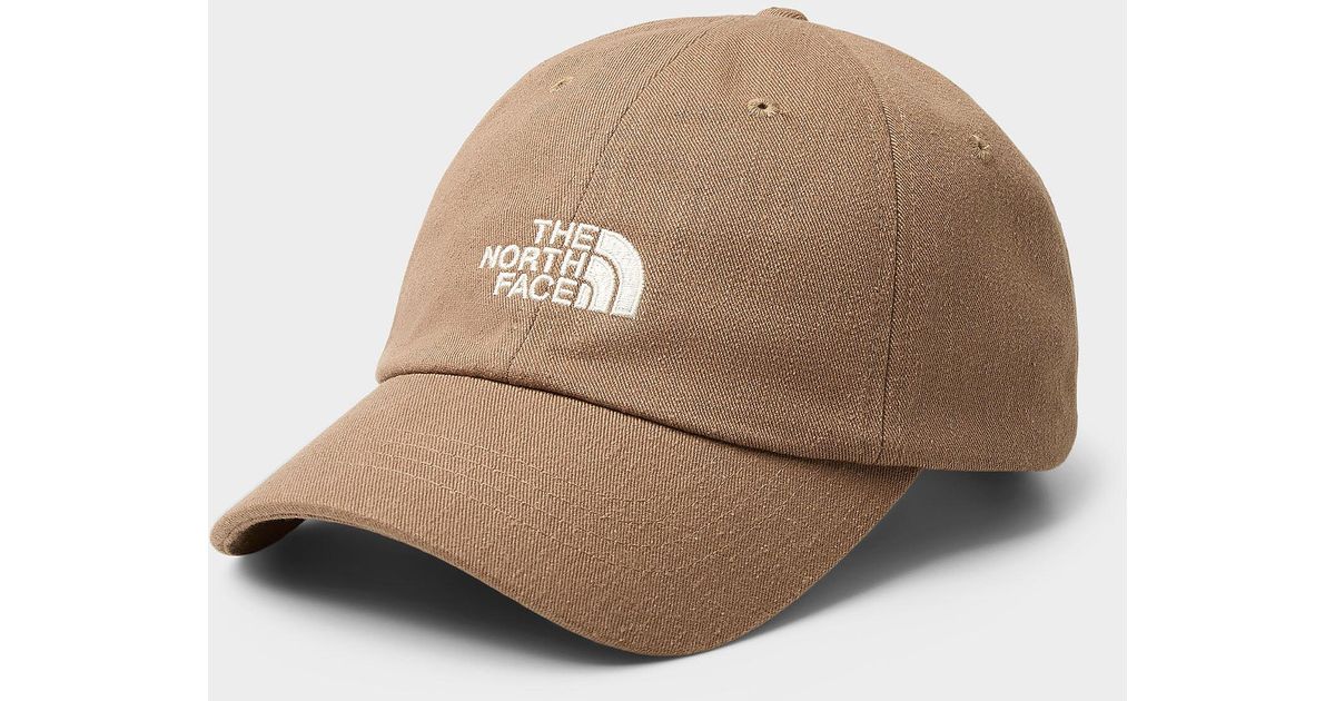The North Face Neutral Tone Signature Cap in Natural | Lyst