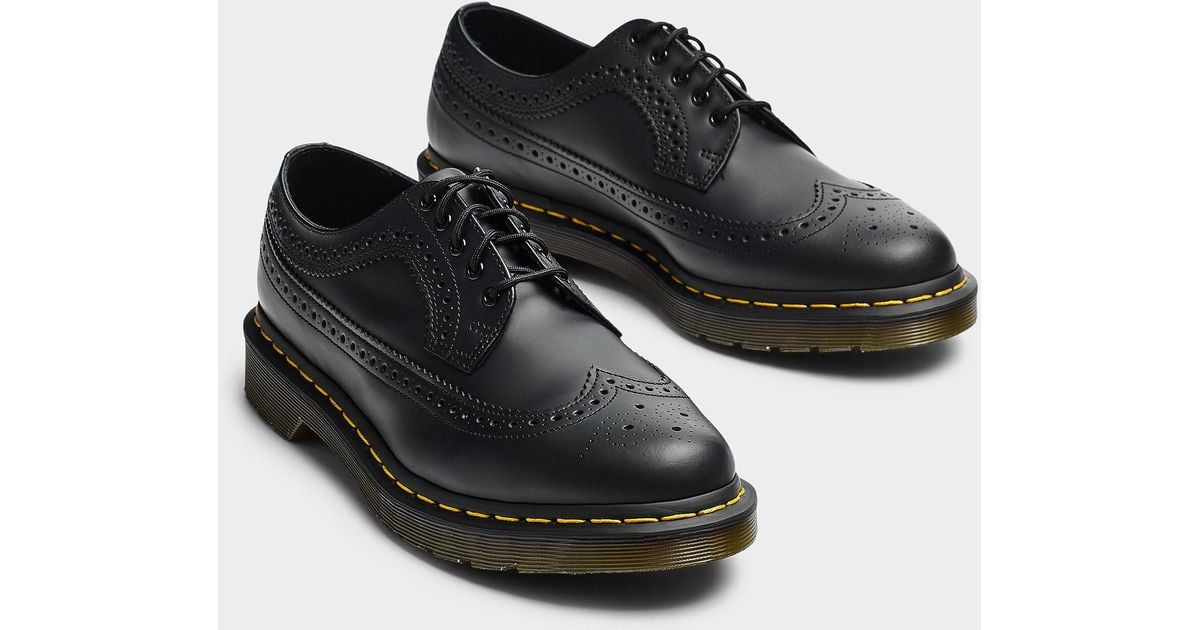 Dr. Martens 3989 Brogue Shoes Men in Black for Men | Lyst